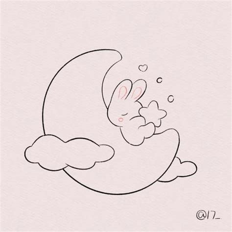 睡觉简笔画画法 睡觉简笔画步骤 画趣文库（我爱生活）