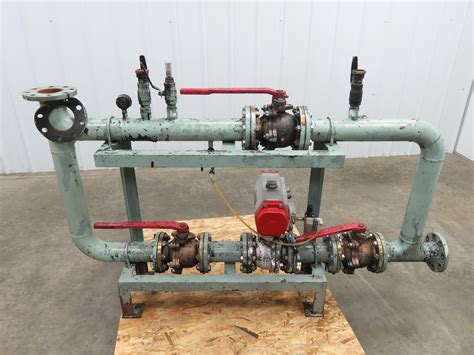 3 Flanged Pipe Valve Control Station Process Piping Bypass Valve Arrow Industrial Sales 3 Flanged Pipe Valve Control Station Process Piping Bypass Valve Arrow Industrial Sales