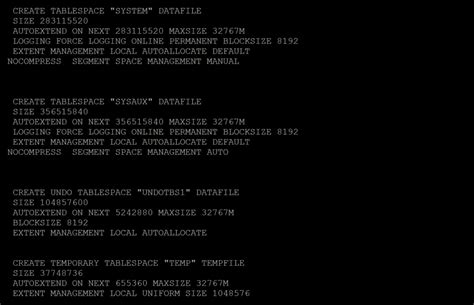 Generate Tablespace Ddl In Oracle Easy Step By Step Guide