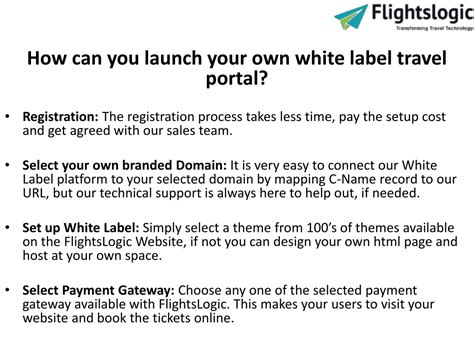 Ppt White Label Travel Portal Powerpoint Presentation Free Download Id11784694