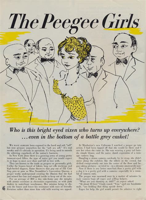 Girl Watcher 2 A 1959 Magazine That Gives Creepy Tips To Men On How