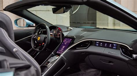 Download Wallpaper Ferrari Roma Car Interior Ferrari Roma Spider