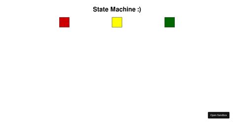 State Machine React Codesandbox