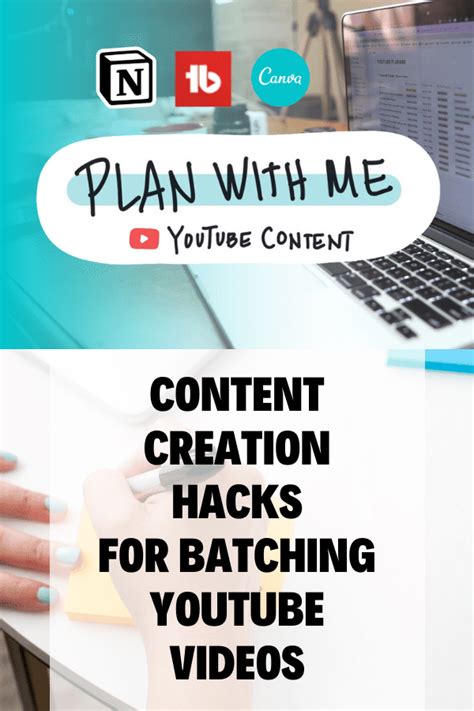 Content Creation Hacks Batch Content For YouTube Meredith Marsh