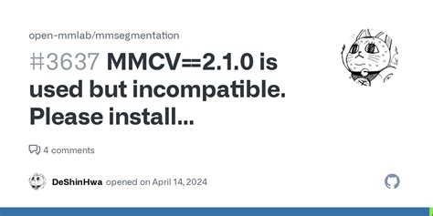 MMCV Is Used But Incompatible Please Install Mmcv Rc