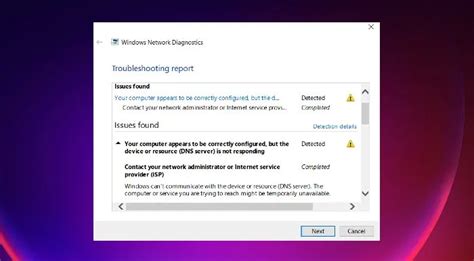 computer appears to be correctly configured but the web proxy is not