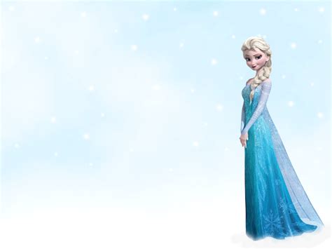 Elsa Standing In Snow