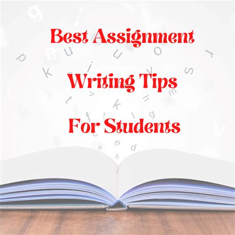 Assignment Writing Tips From Experts