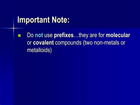 Ppt Binary Ionic Compounds Transition Metals Powerpoint Presentation