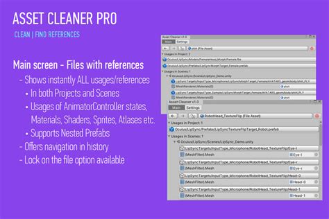 Asset Cleaner Pro Clean Find References Utilities Tools Unity Assets Codeintra
