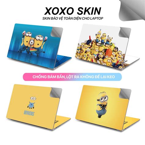 Minion Laptop Skin Minion Laptop Decal Stickers Pre Cut According To Each Machine Size