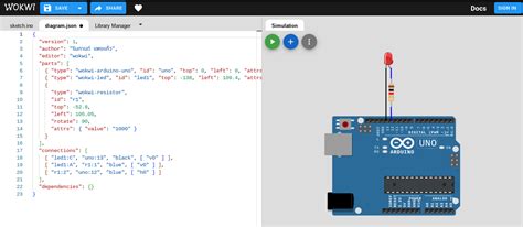Cara Mensimulasikan Arduino Untuk Mengedipkan Led Nusabot