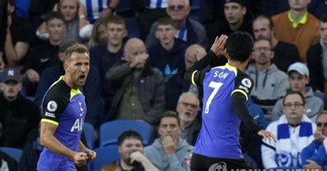 리그 2호 도움 손흥민토트넘 브라이튼 전 1 0 리드 전반 종료