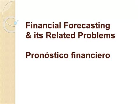 L 11 The Forecasting Function Ppt
