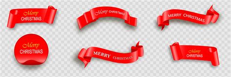 붉은 현실적인 리본 배너와 눈으로 메리 크리스마스 축하 배경 벡터 일러스트레이션 0명에 대한 스톡 벡터 아트 및 기타 이미지 0명 3차원 형태 건설 프레임 Istock