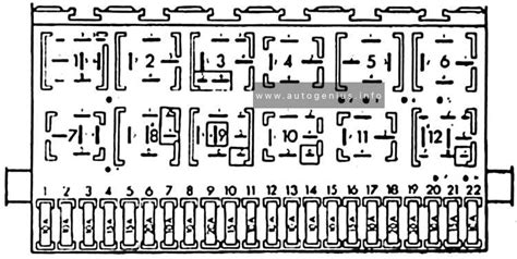 Volkswagen Transporter T4 1990 2003 Fuse Box Diagram Auto Genius