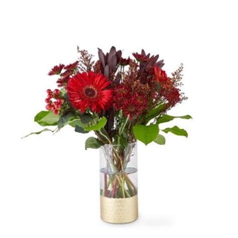 Ftd Heritage Red Bouquet Hy Vee Aisles Online Grocery Shopping