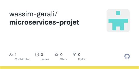 Github Wassim Garali Microservices Projet