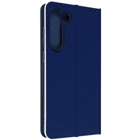 Etui Do Samsunga Galaxy S Plus Z Uchwytem Na Kart Design Carbon Navy I Silver Avizar