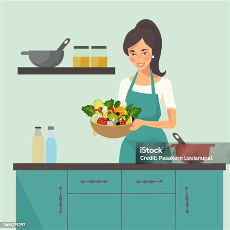 재료를 결합 혼합 및 가열하여 음식을 준비하는 연습 또는 기술 사람들에 대한 스톡 벡터 아트 및 기타 이미지 사람들 요리하기 음식 준비 한 사람 Istock