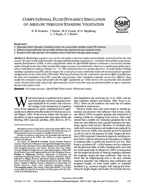 Pdf Computational Fluid Dynamics Simulation Of Airflow Through