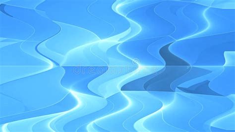 Abstract Blue Waves Digital Art Stock Footage Video Of Design Texture 341923554