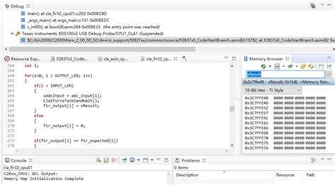 Ccslaunchxl F28377s Graph Properties Of Claadc Fir32 C2000