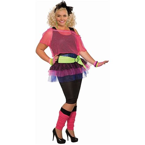 80s Girl Full Figured Costume Retrofestiveca