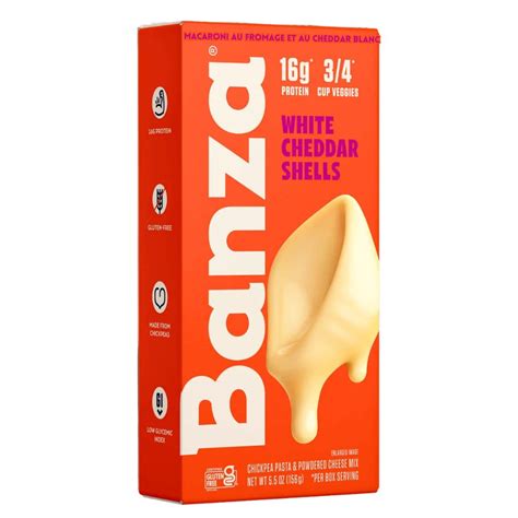 Banza Shells White Cheddar Mac And Cheese At Natura Market