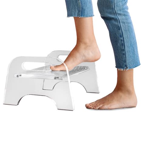 Clear Acrylic One Step Stool Stauber Furnishings