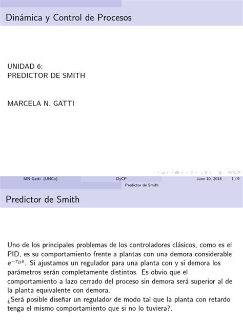 Clase 6 Predictor Smith 2018 Pdf Matemáticas Aplicadas Ciencias