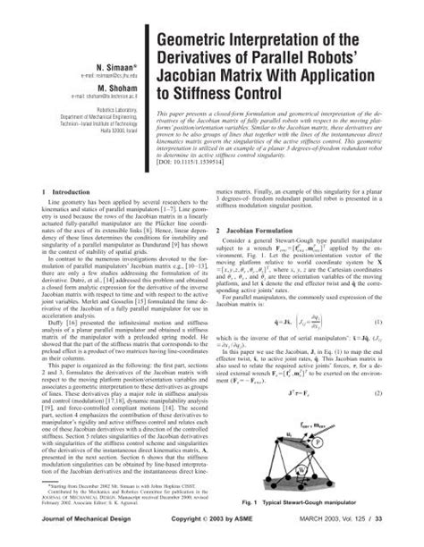 Geometric Interpretation Of The Derivatives Of Parallel Robots