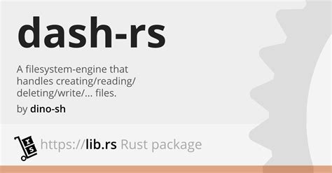 Dash Rs Rust Filesystem Library Lib Rs