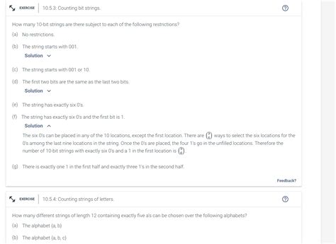 Solved How Many 10 Bit Strings Are There Subject To Each Of Chegg