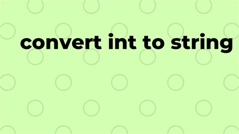 Solved Convert Int To String In Haskell Sourcetrail