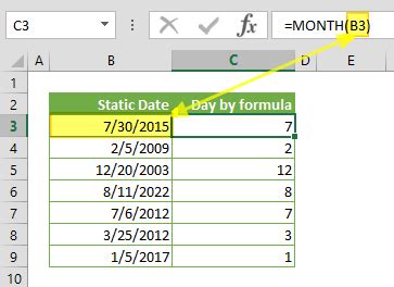 Excel Month Function SpreadsheetWeb