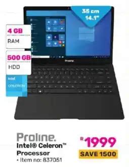 Proline Intel Celeron V Laptop Offer At Game