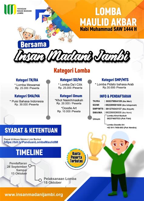 Persiapan Maulid Nabi Muhammad Saw” Laz Insan Madani Jambi