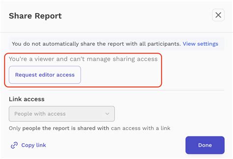 How Can I Manage Access To An Existing Report Read Help Center