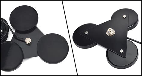 Twayrdio Triple Magnet Magnetic Mount So239 Connector W 16