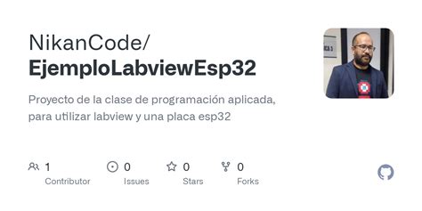Github Nikancode Ejemplolabviewesp Proyecto De La Clase De Programaci N Aplicada Para