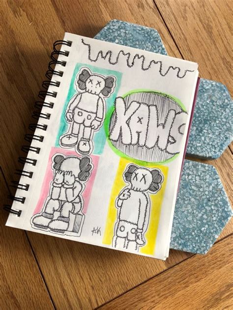 Kaws Drawing Easy Graffiti Drawings Mini Canvas Art Drawing Themes
