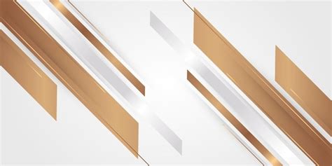 황금 선과 종이 절단 스타일의 고급 백색과 황금색 배경 프리미엄 회색과 금색 배경 수상 후보 시상식 공식 초청 또는 인증서 디자인 프리미엄 벡터