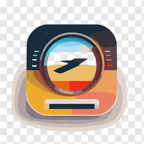 이미지 앱의 아이콘 벡터 흰색 배경에 자동 조종 장치의 단순한 다채로운 아이콘 그림자 없음 작은 프레임 중앙 Png 일러스트 및 벡터 에 대한 무료 다운로드