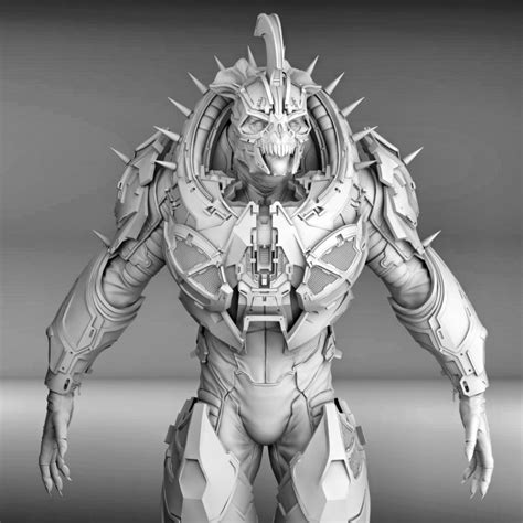 Davide Gordon On Linkedin 3dart 3dcharactermodeling 3dcharacterartist Zbrush Scifi…