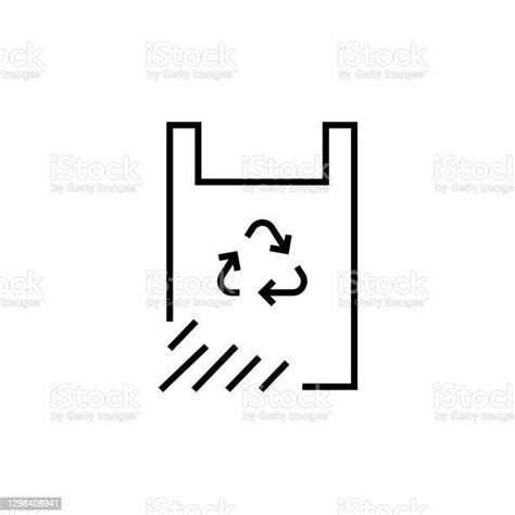 재활용 가능한 패키지 아이콘입니다 친환경 벡터 일러스트레이션 0명에 대한 스톡 벡터 아트 및 기타 이미지 0명 가방 개념 Istock