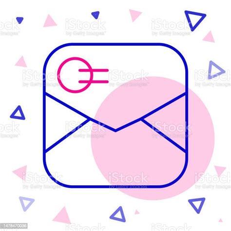 흰색 배경에 고립 된 발렌타인 하트 아이콘라인 봉투 메시지 사랑 편지 사랑과 로맨스 다채로운 개요 개념 벡터 2월에 대한 스톡 벡터 아트 및 기타 이미지 Istock