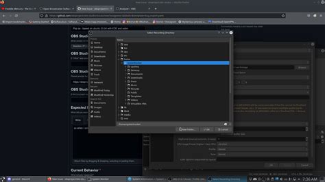 Folder Selection Hangs On Flatpak In KDE Issue 5595 Obsproject Obs