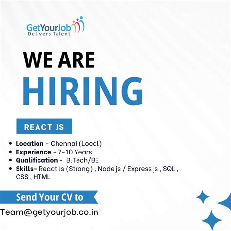 Getyourjob Recruitment Solutions Pvt Limited On Linkedin Gcp Devopengineer React Springboot