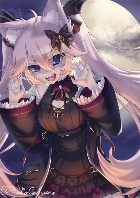 Nyatasha Nyanners Vshojo Drawn By Plutiacatsune Danbooru